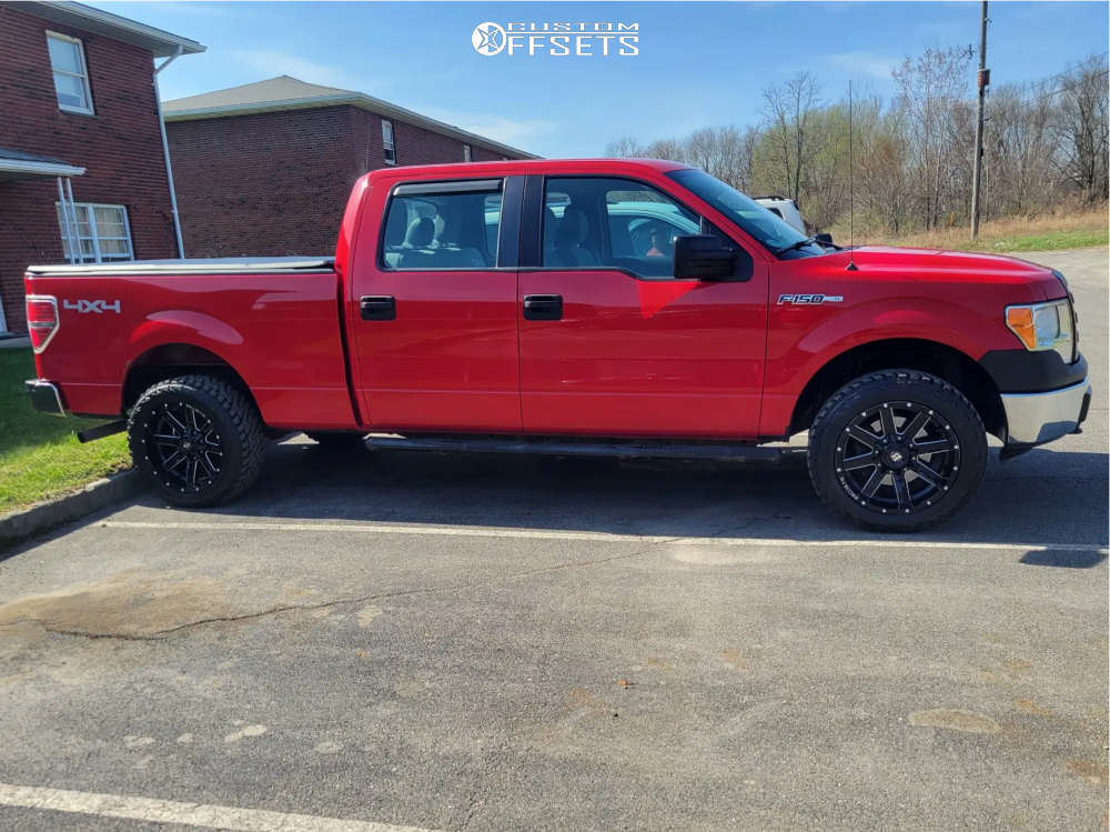 2012 Ford F-150 with 20x10 -19 Ballistic Rage and 275/55R20 Predator ...