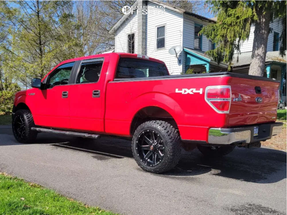 2012 Ford F-150 with 20x10 -19 Ballistic Rage and 275/55R20 Predator ...