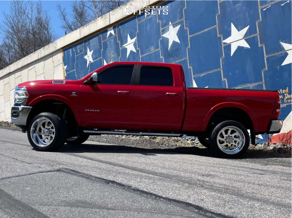 2021 Ram 2500 with 22x12 -40 American Force Blade SS and 305/45R22 ...