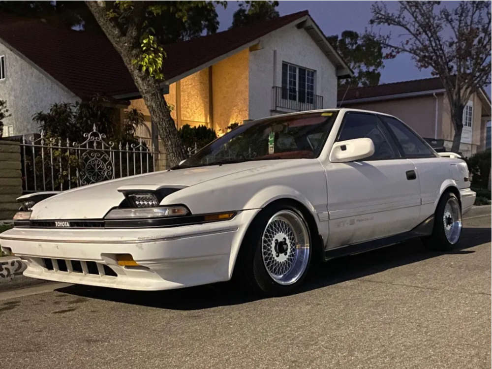 1989 Toyota Corolla with 15x8 25 Enkei 92 and 195/45R15 Toyo Tires ...