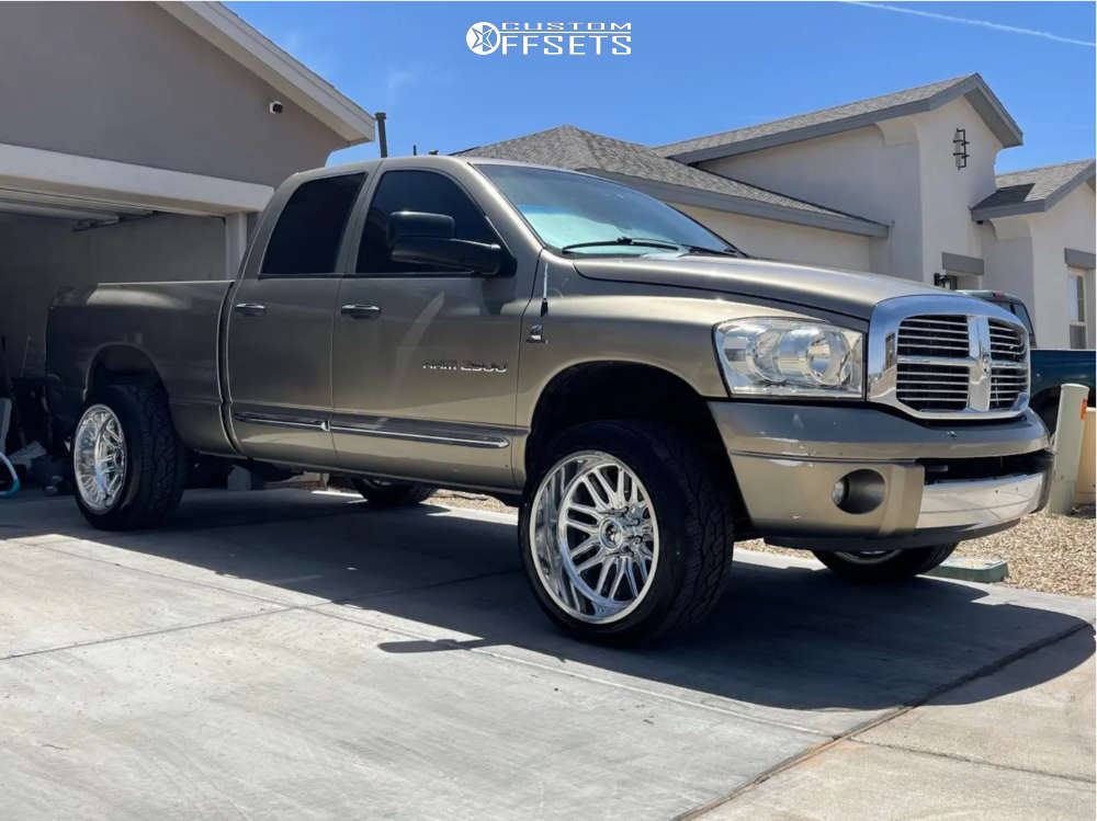 2006 Dodge Ram 2500 with 22x12 -43 Fuel Ignite and 325/35R22 Nitto ...