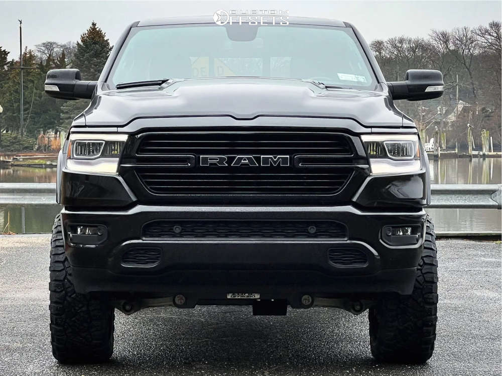 2020 Ram 1500 with 22x10 -13 Fuel Rebel and 35/12.5R22 Nitto Ridge ...