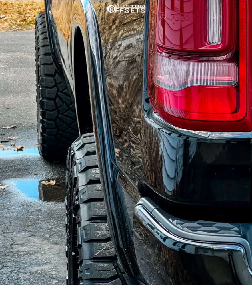 2020 Ram 1500 with 22x10 -13 Fuel Rebel and 35/12.5R22 Nitto Ridge ...