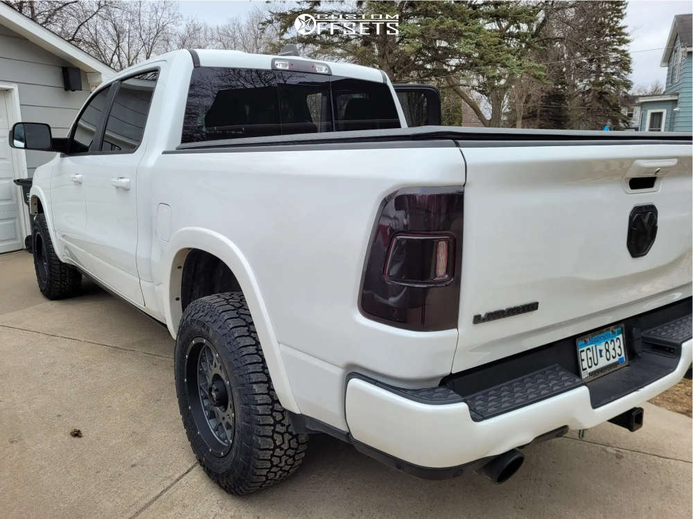 2019 Ram 1500 with 18x9 -12 Vision Rocker and 265/70R18 Falken Wildpeak ...