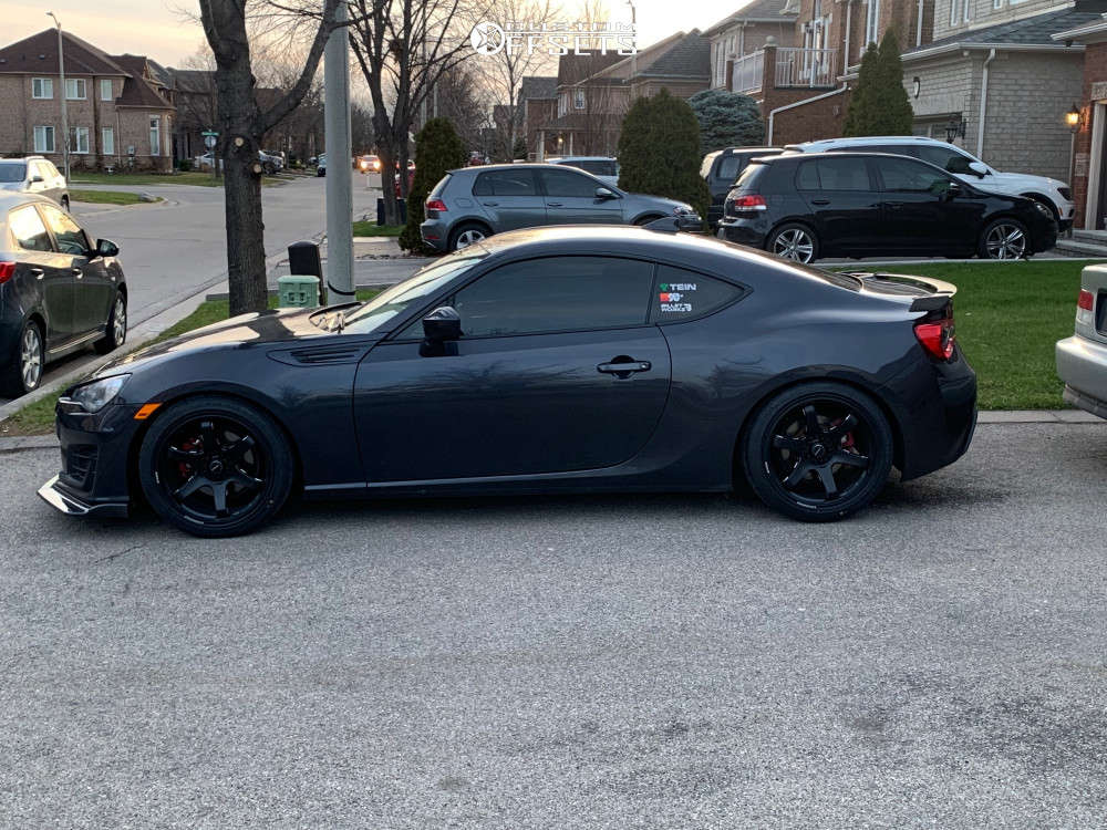 2018 Subaru BRZ with 18x9.5 38 Superspeed Rf06rr and 255/35R18 Firestone Firehawk Indy 500 and ...