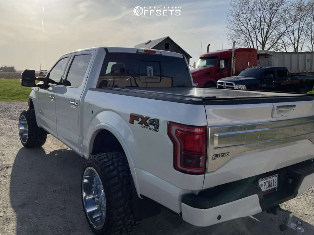 2016 Ford F-150 with 22x14 -76 TIS 544C and 33/12.5R22 Versatyre MT and ...