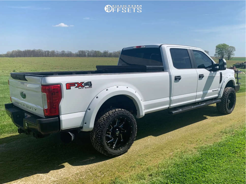2017 Ford F-250 Super Duty with 22x10 -19 Vision Spyder and 35/12.5R22 ...