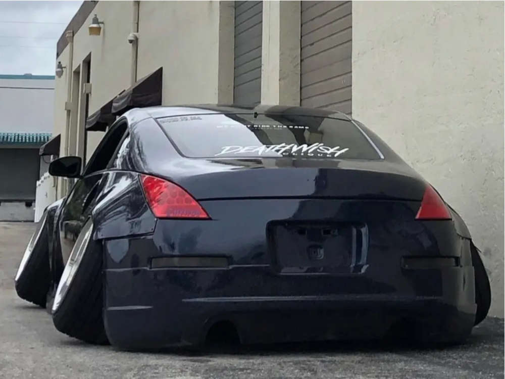 2006 Nissan 350Z with 18x11.5 -82 SSR Gartmaier and 255/35R18 Landsail ...