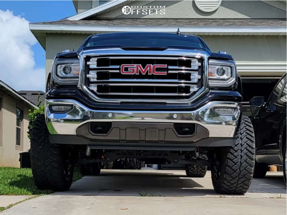 2018 GMC Sierra 1500 with 22x12 -44 Hardcore Offroad Hc17 and 35/12 ...