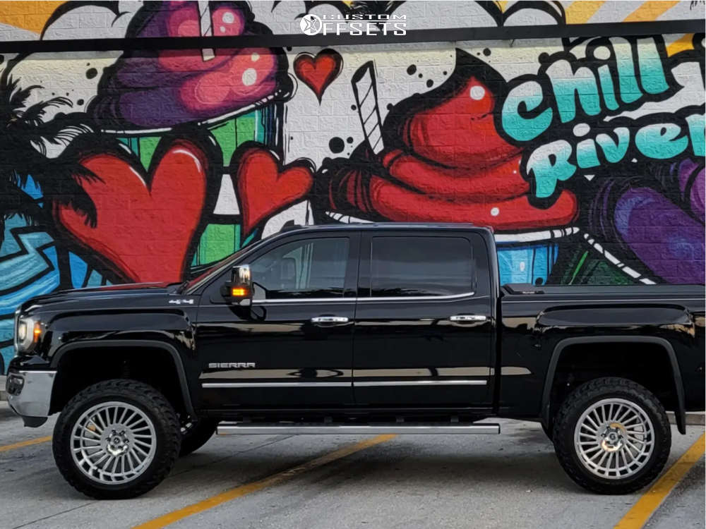 2018 GMC Sierra 1500 with 22x12 -44 Hardcore Offroad Hc17 and 35/12 ...