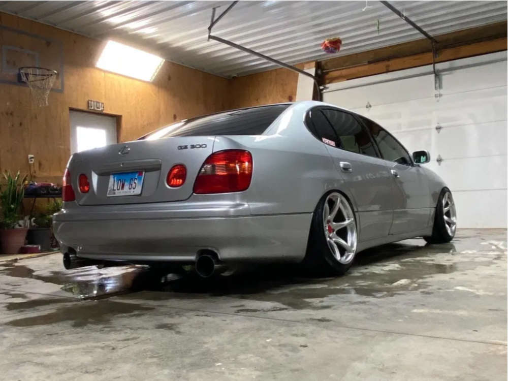 1998 Lexus GS300 with 18x10.5 12 Kansei Tandem and 235/40R18 Kumho ...