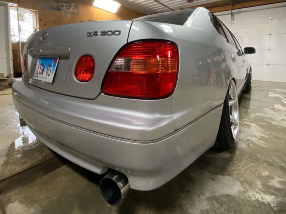 1998 Lexus GS300 with 18x10.5 12 Kansei Tandem and 235/40R18 Kumho ...