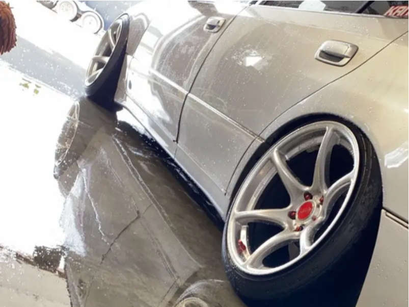 1998 Lexus GS300 with 18x10.5 12 Kansei Tandem and 235/40R18 Kumho ...