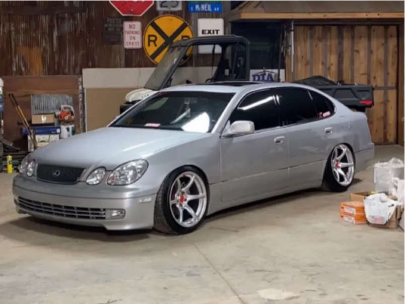1998 Lexus GS300 with 18x10.5 12 Kansei Tandem and 235/40R18 Kumho ...