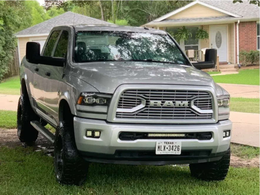 2017 Ram 2500 with 20x10 -12 Fuel Revolver and 325/60R20 Fuel Gripper ...