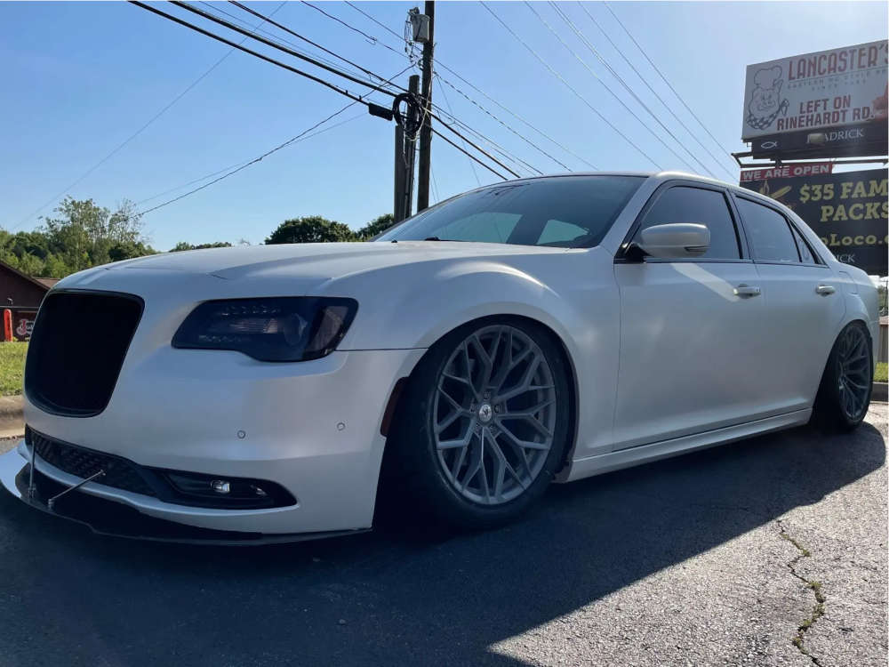 2015 Chrysler 300 with 20x9.5 15 Asanti Black Abl-39 and 275/40R20 ...