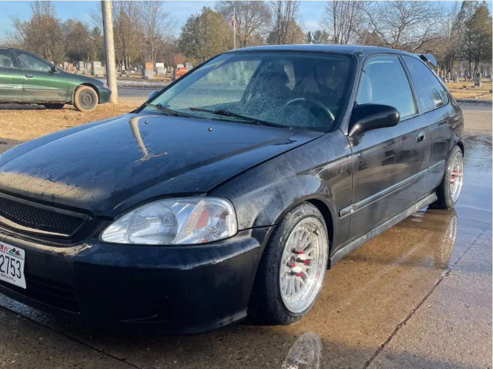 1999 Honda Civic with 15x8 25 JNC Jnc001 and 225/45R15 Toyo Tires ...