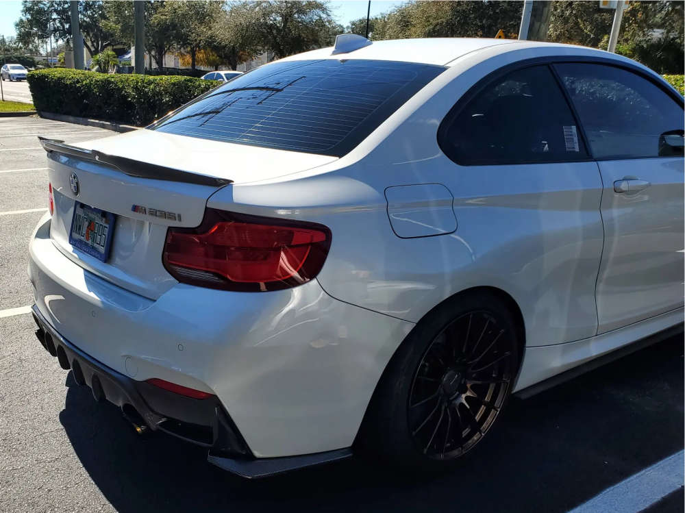 2015 BMW M235i with 18x8.5 35 Enkei Rs05-rr and 225/40R18 Firestone ...