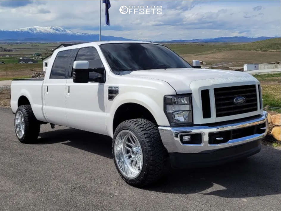 2010 Ford F-250 Super Duty with 22x12 -43 Fuel Ignite and 33/12.5R22 ...