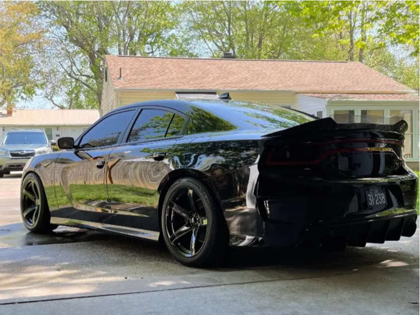 2019 Dodge Charger with 20x9.5 15 Factory Reproductions Fr77 and 275 ...
