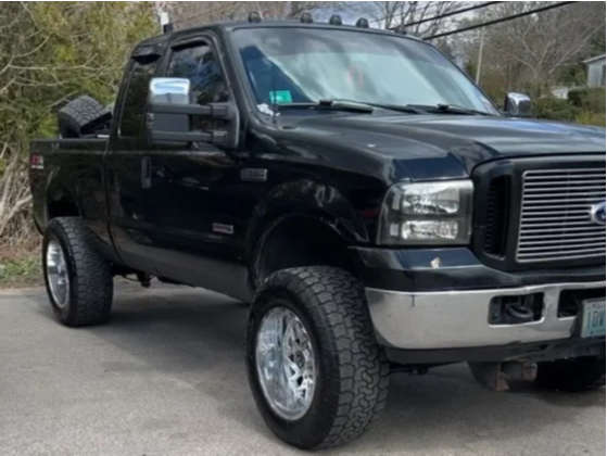 2007 Ford F-350 Super Duty with 20x12 -44 TIS 544C and 35/12.5R20 AMP ...