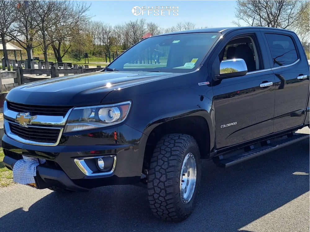 2018 Chevrolet Colorado with 17x8.5 Method Mr315 and 265/70R17 Cooper ...