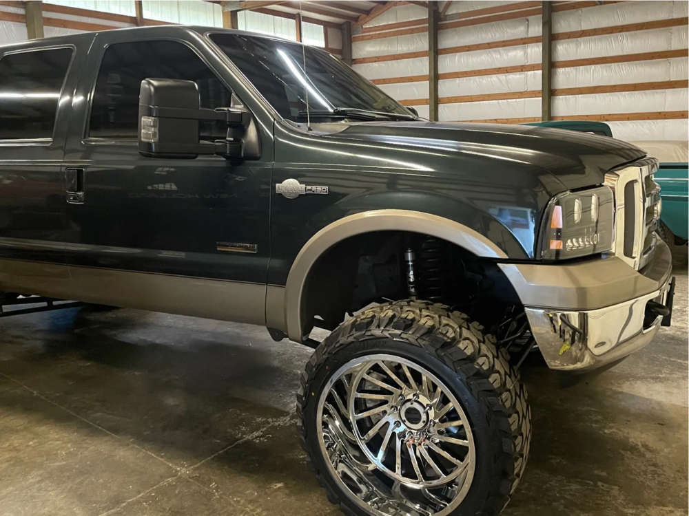 2005 Ford F-250 Super Duty with 24x14 -81 ARKON OFF-ROAD Caesar and 37/13.5R24 Gladiator Xcomp ...