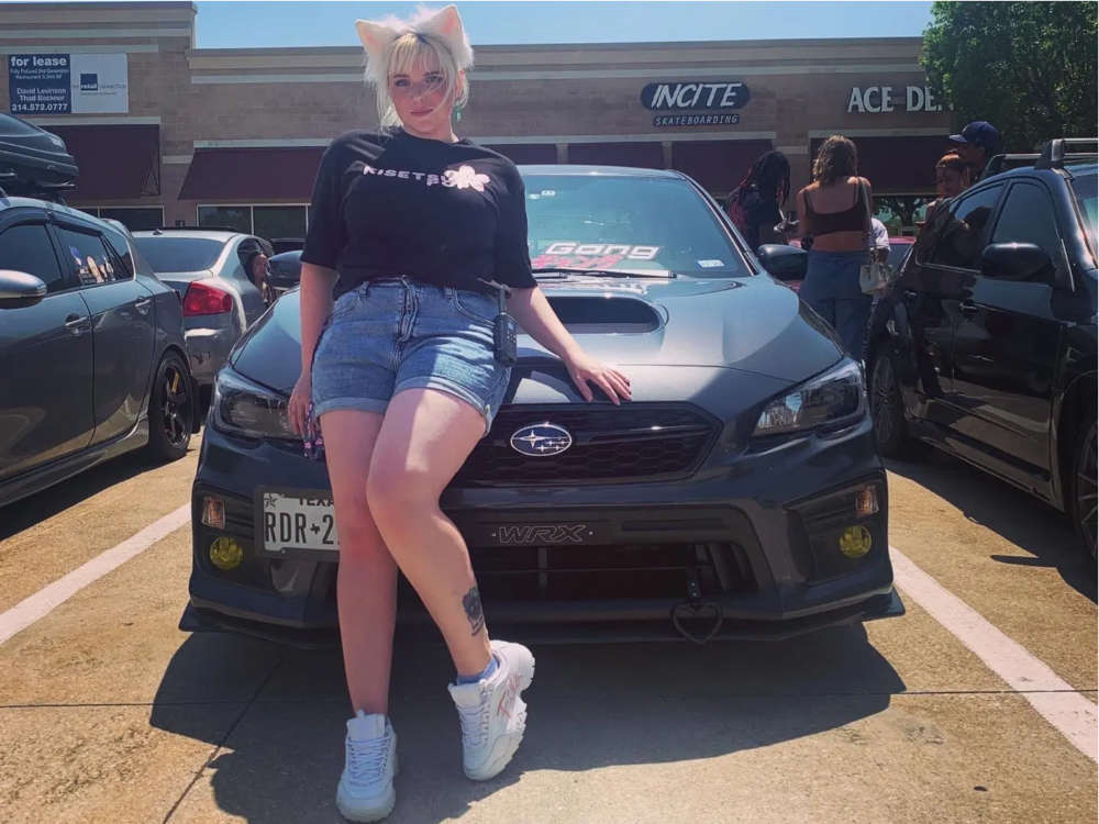 2021 Subaru WRX with 18x8.5 35 Option Lab R716 and 245/40R18 Michelin ...