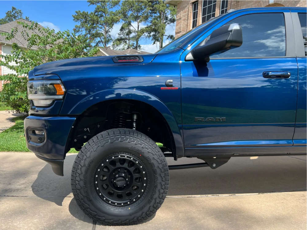 2021 Ram 2500 with 18x9 18 Method Mr315 and 37/12.5R18 Falken Wildpeak ...
