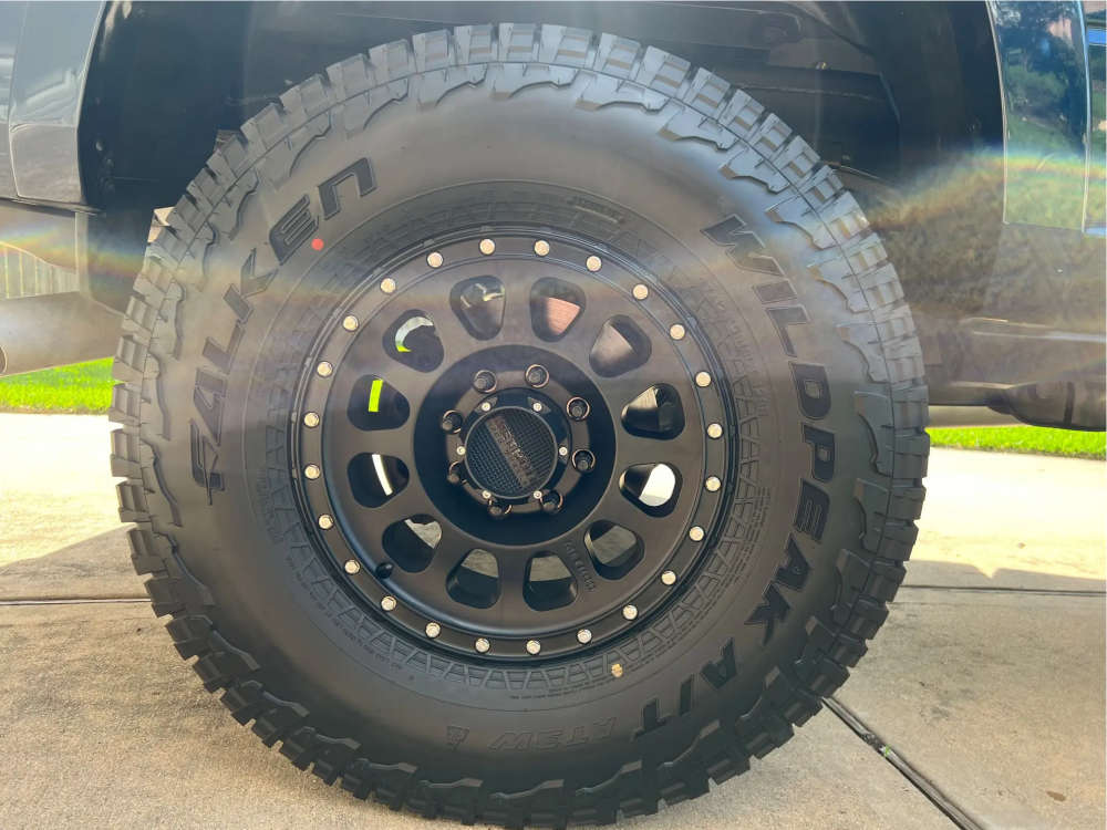 2021 Ram 2500 with 18x9 18 Method Mr315 and 37/12.5R18 Falken Wildpeak ...