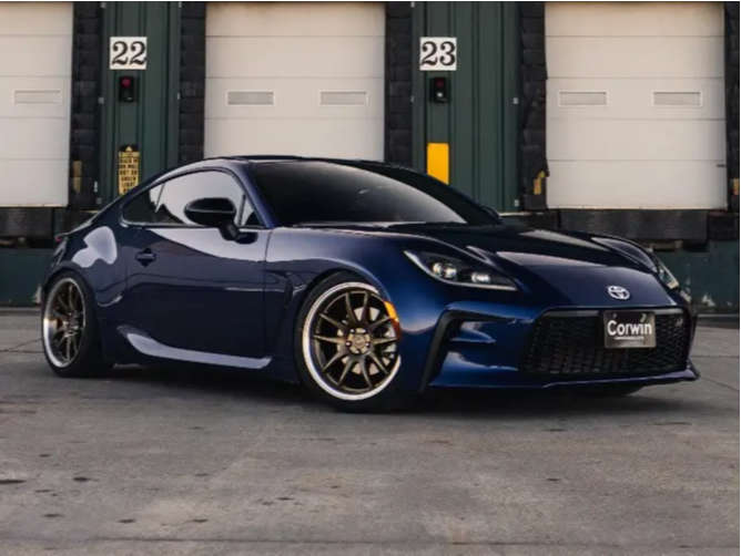 2022 Toyota GR86 with 18x8.5 35 Aodhan Ds02 and 225/40R18 Firestone ...