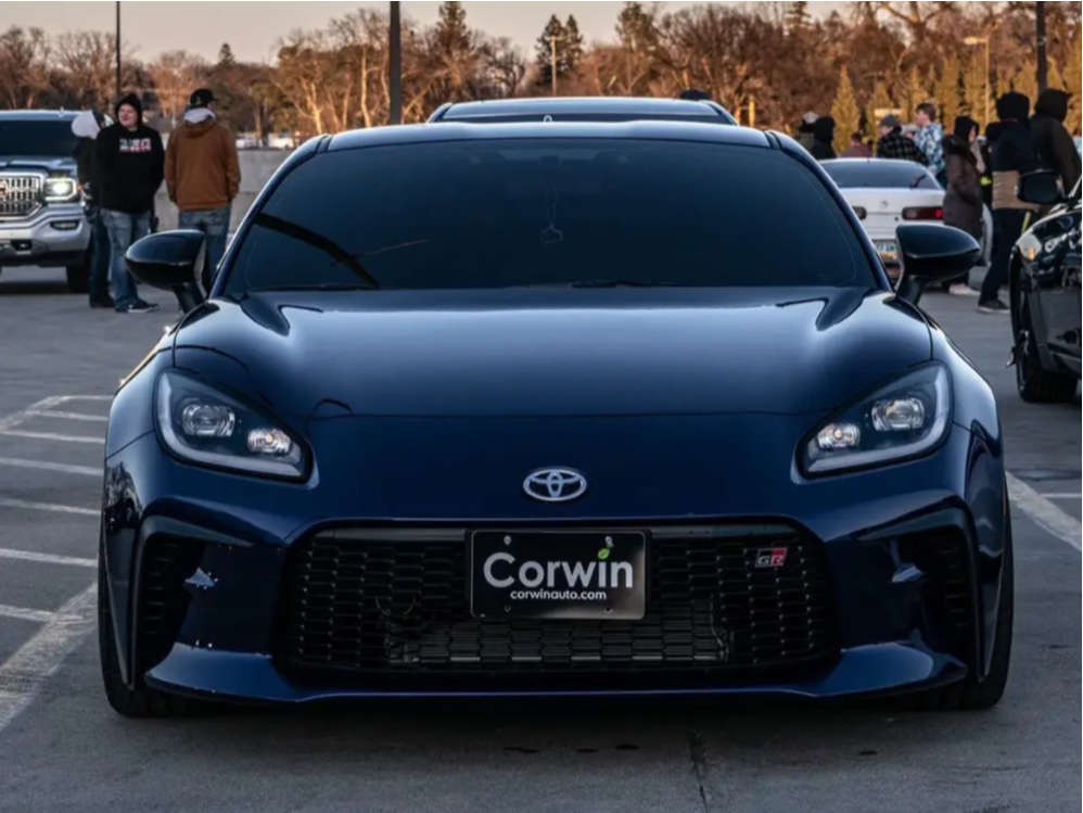 2022 Toyota GR86 with 18x8.5 35 Aodhan Ds02 and 225/40R18 Firestone ...