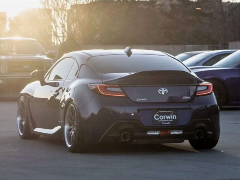 2022 Toyota GR86 with 18x8.5 35 Aodhan Ds02 and 225/40R18 Firestone ...