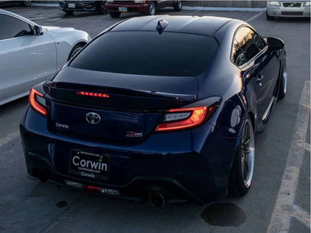 2022 Toyota GR86 with 18x8.5 35 Aodhan Ds02 and 225/40R18 Firestone ...