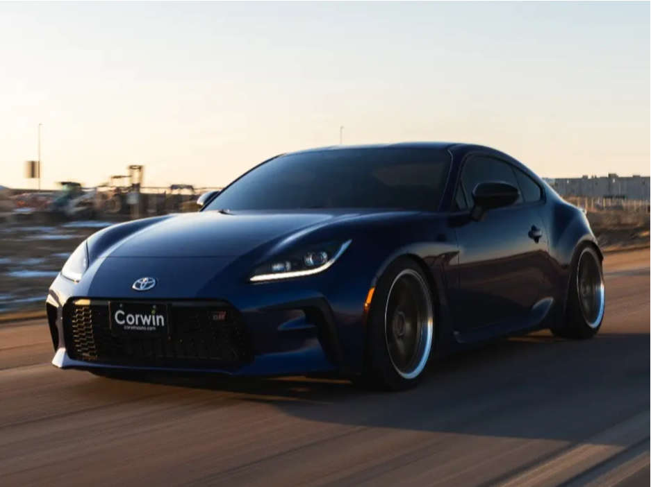 2022 Toyota GR86 with 18x8.5 35 Aodhan Ds02 and 225/40R18 Firestone ...