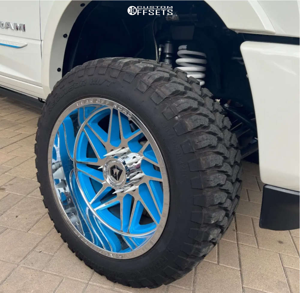 2020 Ram 2500 with 22x12 -44 Gear Off-Road 761c and 35/12.5R22 RBP ...