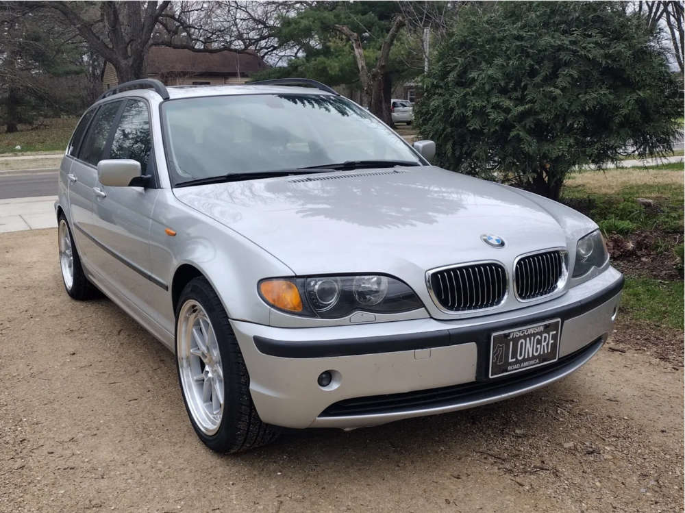 2003 BMW 325xi with 18x8.5 35 Aodhan Ds08 and 225/45R18 Vercelli Strada ...