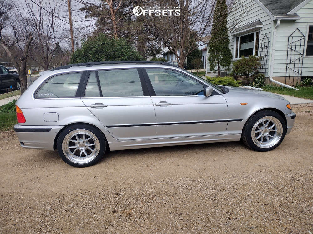 2003 BMW 325xi with 18x8.5 35 Aodhan Ds08 and 225/45R18 Vercelli Strada ...