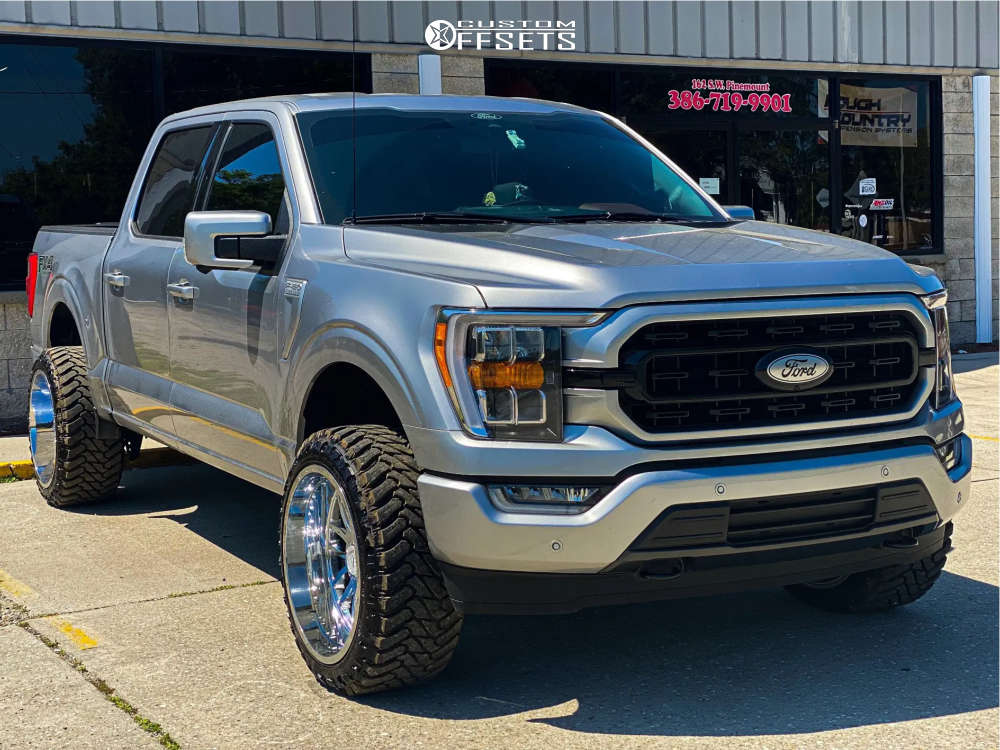 2021 Ford F-150 with 22x12 -44 Axe Offroad Hades and 33/12.5R22 Atturo ...