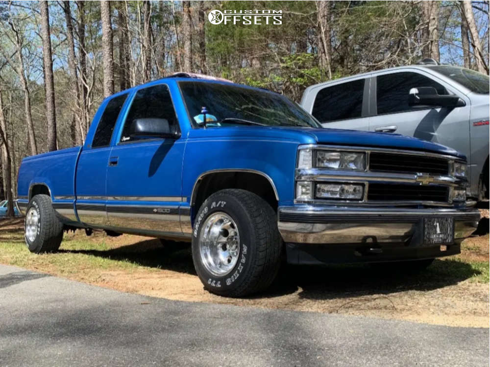 1997 Chevrolet C1500 with 15x10 -47 Pro Comp Series 69 and 30/9.5R15 ...