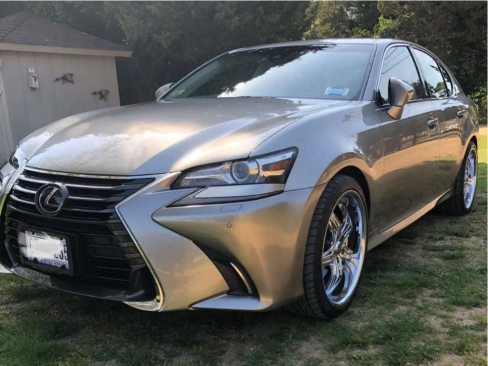2017 Lexus GS350 with 20x8.5 35 Pinnacle Poison and 235/35R20 Ohtsu ...