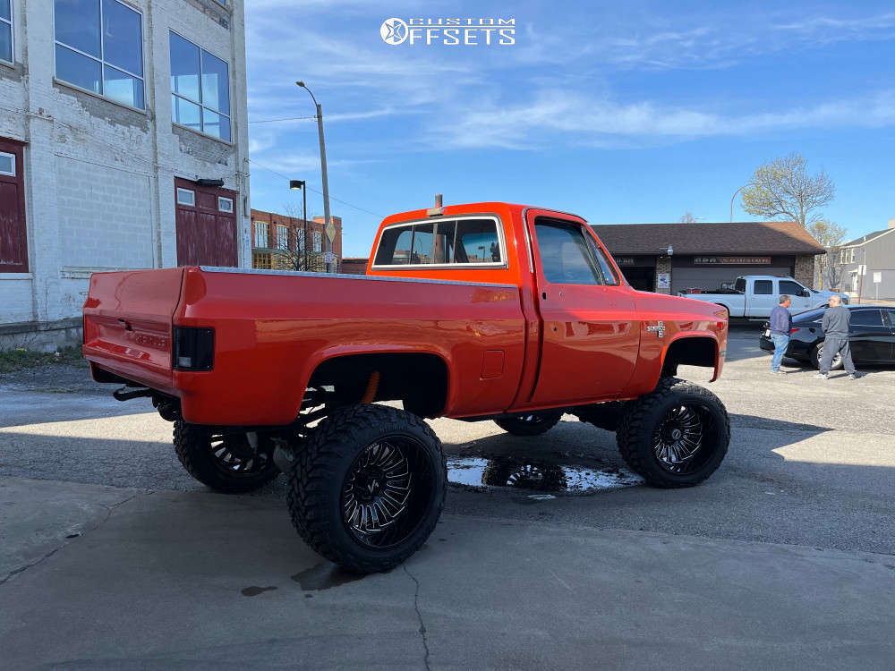 1987 Chevrolet K10 with 22x14 -81 ARKON OFF-ROAD Alexander and 35/13 ...