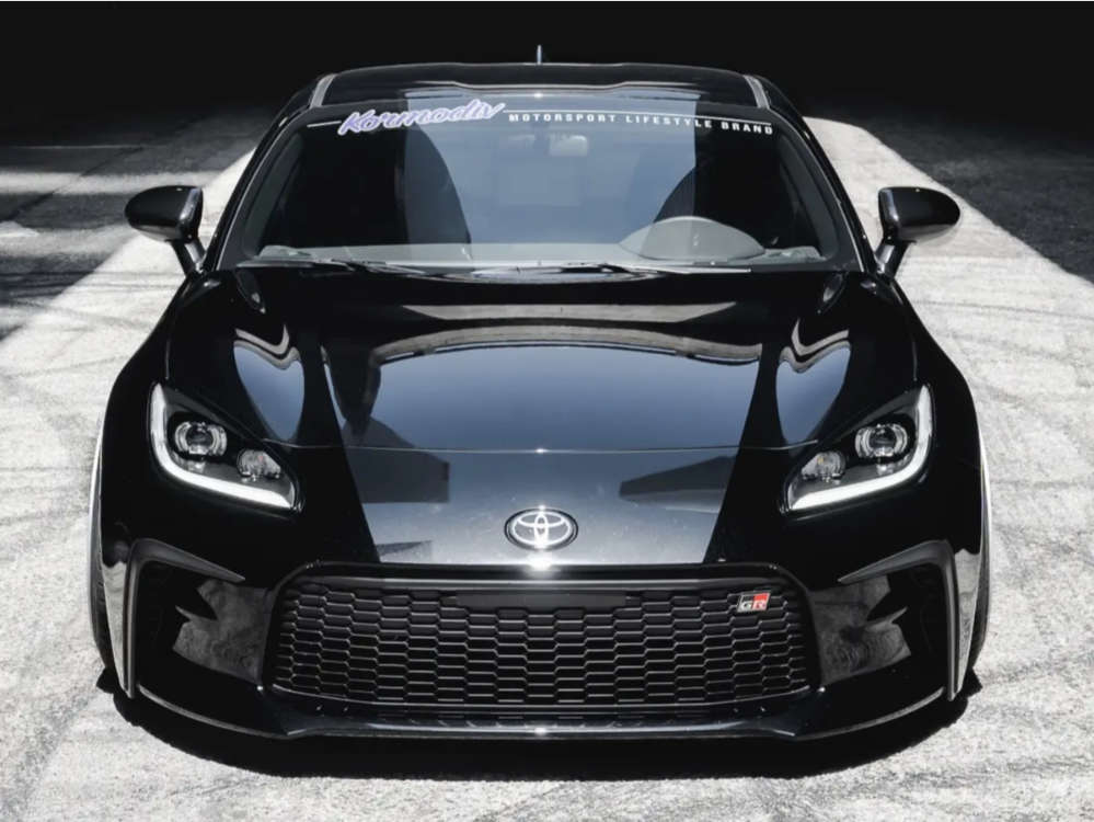 2022 Toyota GR86 with 18x9.5 38 Rotiform Tuf-r and 215/40R18 Hankook ...