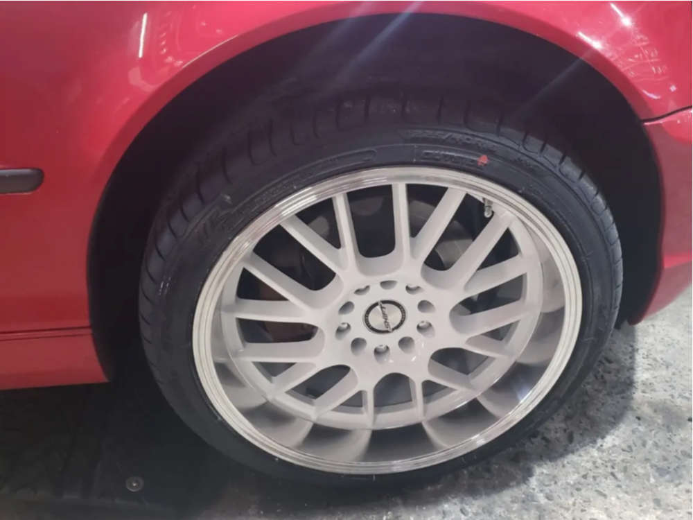 2002 BMW 325i with 18x8.5 30 Shift Crank and 245/40R18 Starfire Wr and ...