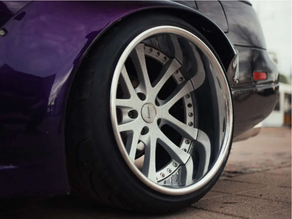 1995 Nissan 300ZX with 18x10.5 -10 Weds Kranze Lxz and 225/40R18 ...