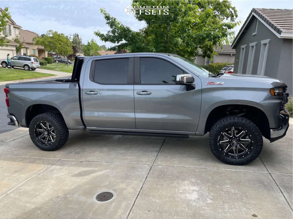 2019 Chevrolet Silverado 1500 with 20x9 0 Hostile Alpha and 33/12.5R20 ...