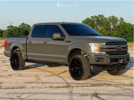 2018 Ford F-150 with 22x10 -19 TIS 547B and 285/45R22 Venom Power Terra ...