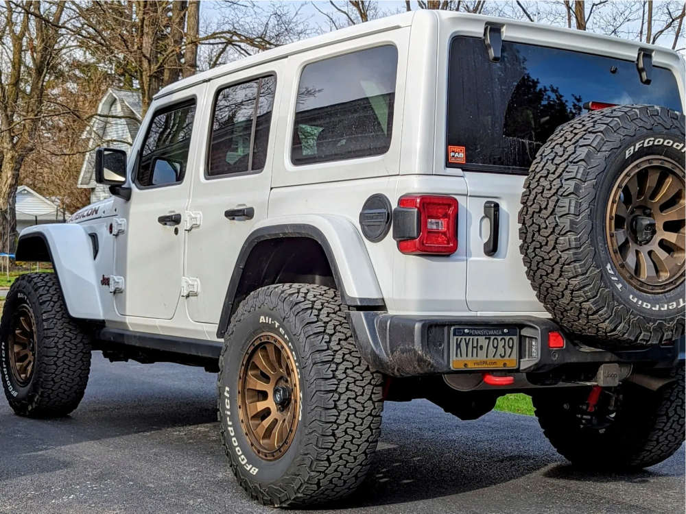 2021 Jeep Wrangler with 18x9 1 Fuel Tactic and 35/12.5R18 BFGoodrich ...