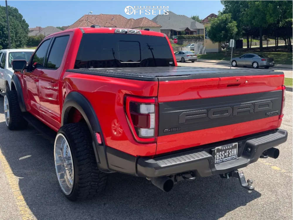 2022 Ford F-150 with 24x14 -73 American Force Redd and 33/12.5R24 Radar ...