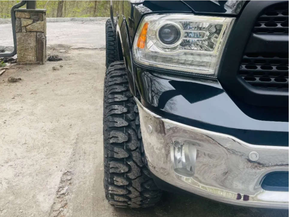 2018 Ram 1500 with 20x12 -51 Vision Prowler and 35/12.5R20 Milestar ...